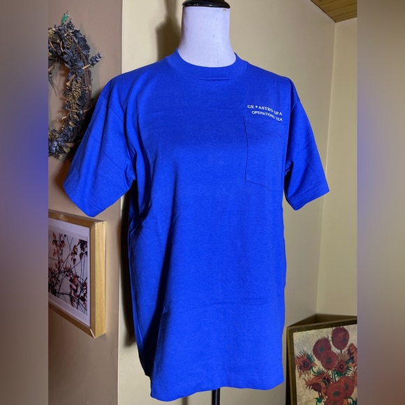 Vintage | Shirts | Vtg Ge Astro Space Operations Team Size Large Screen ...